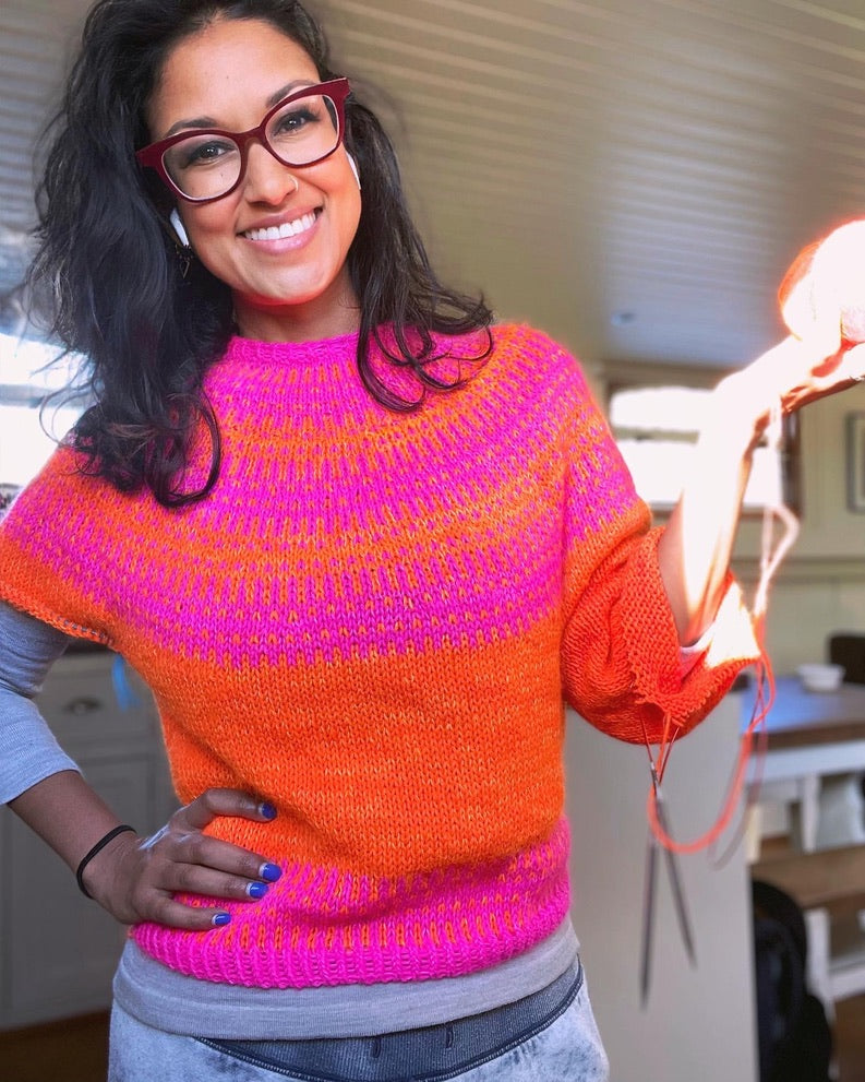 Badger and Bloom Sweater by Anne Ventzel Kit | Tribe Yarns, London ...