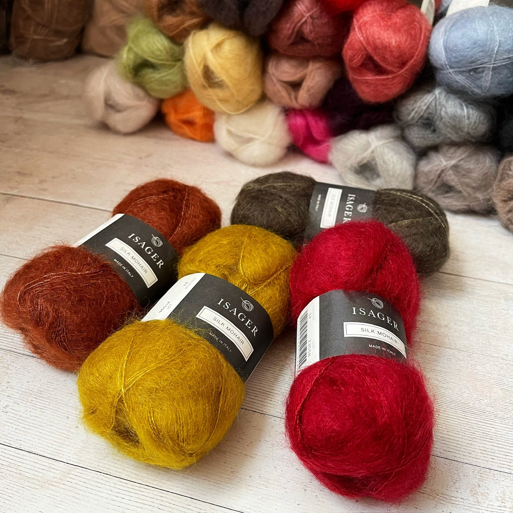 Isager: Silk Mohair | Shop Now | Tribe Yarns, London - tribeyarns