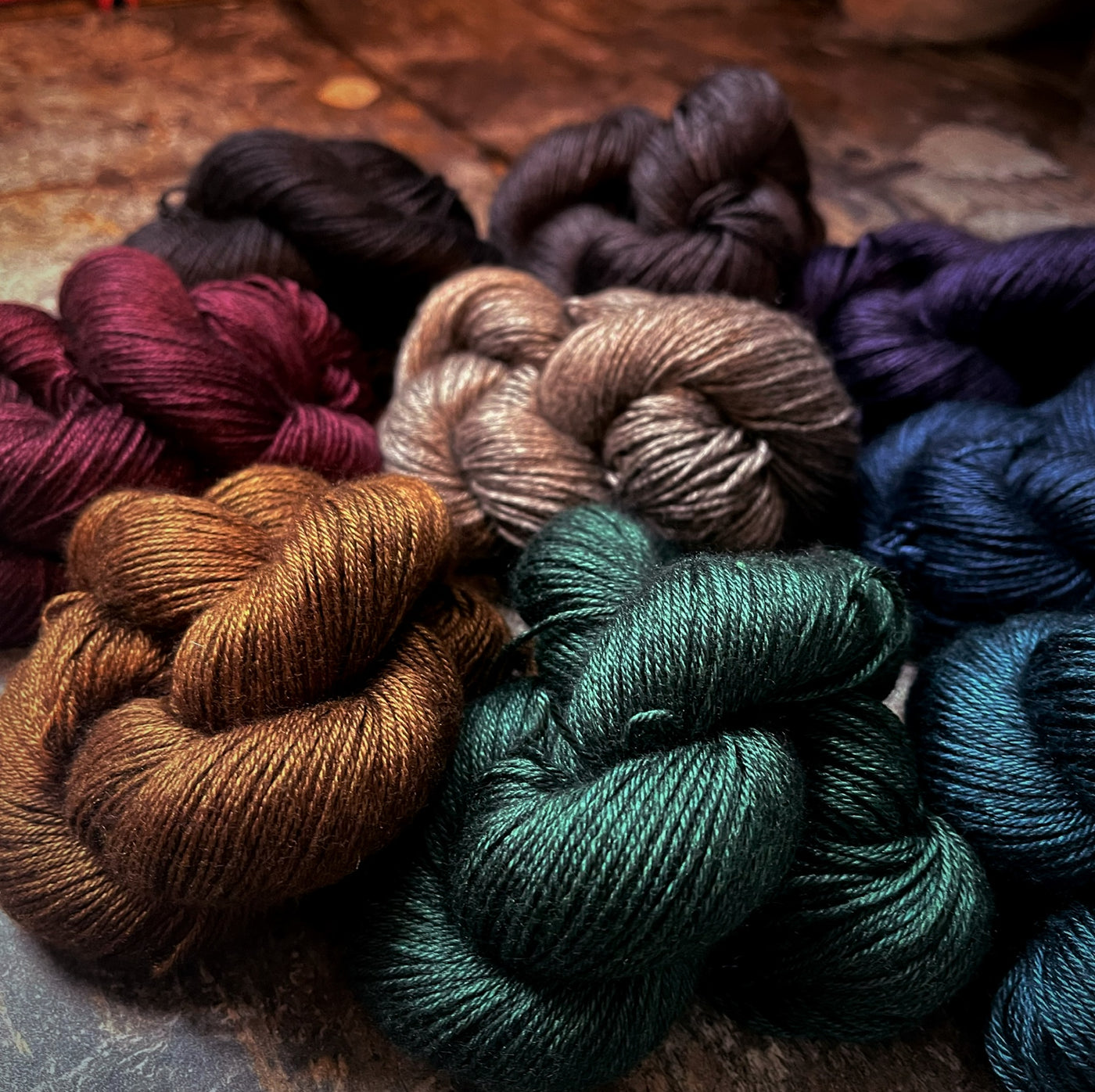Hand-Dyed Silk Yak 4-Ply | Luxury Yarn | Tribe Yarns, London - tribeyarns