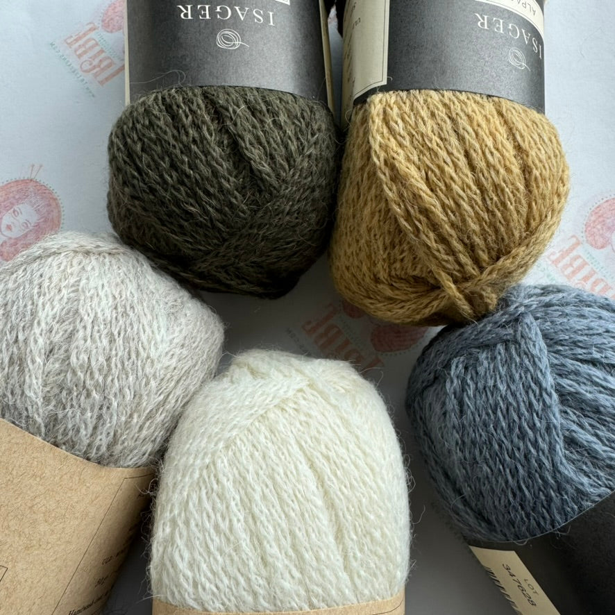 Fiskerhuse Sweater Kits with Isager Alpaca 3 | In Stock | Tribe Yarns ...