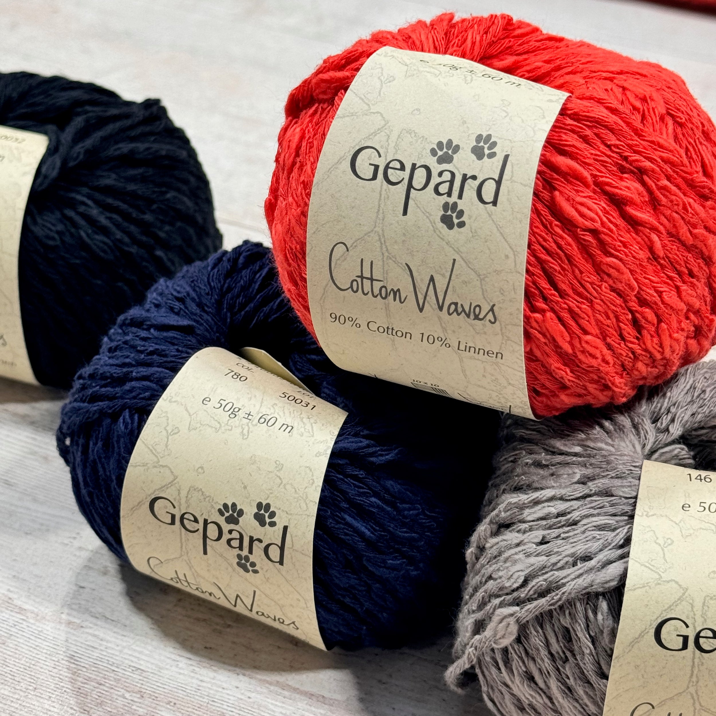 Cotton Waves by Gepard Garn | Chunky Cotton Bouclé Yarn | Tribe Yarns ...