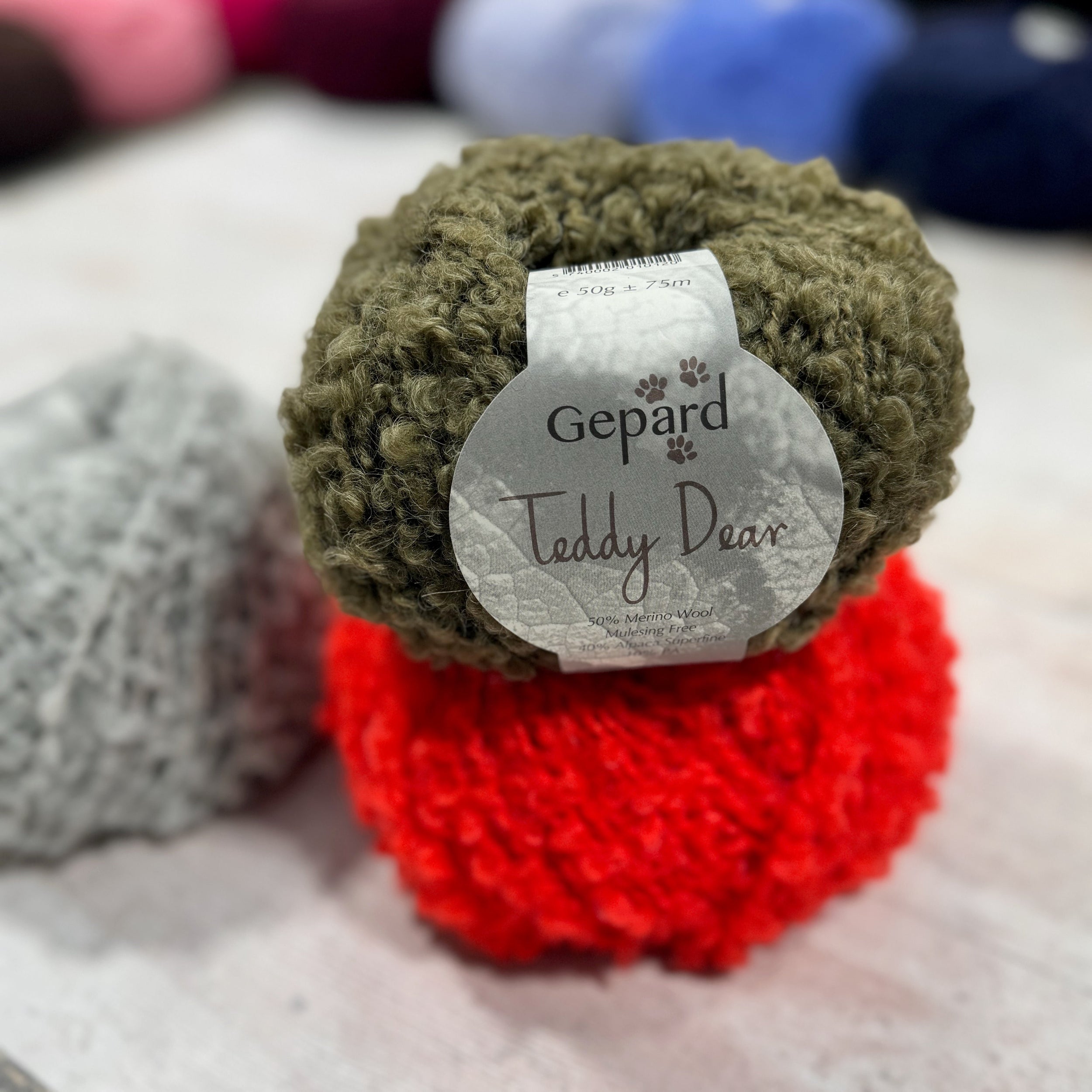Teddy Dear by Gepard Garn | 100% Natural Bouclé Yarn | Tribe Yarns ...
