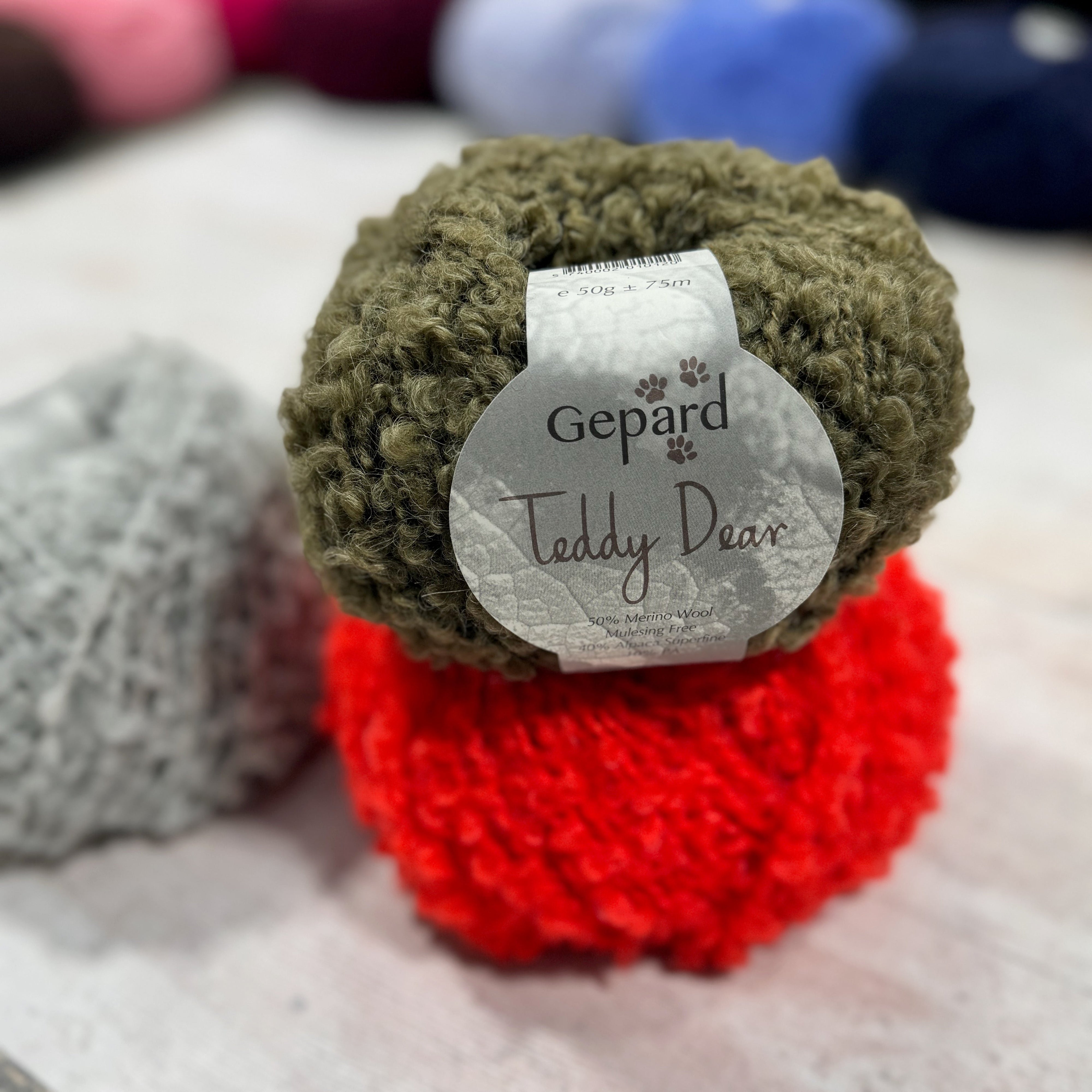 Teddy Dear by Gepard Garn | 100% Natural Bouclé Yarn | Tribe Yarns ...