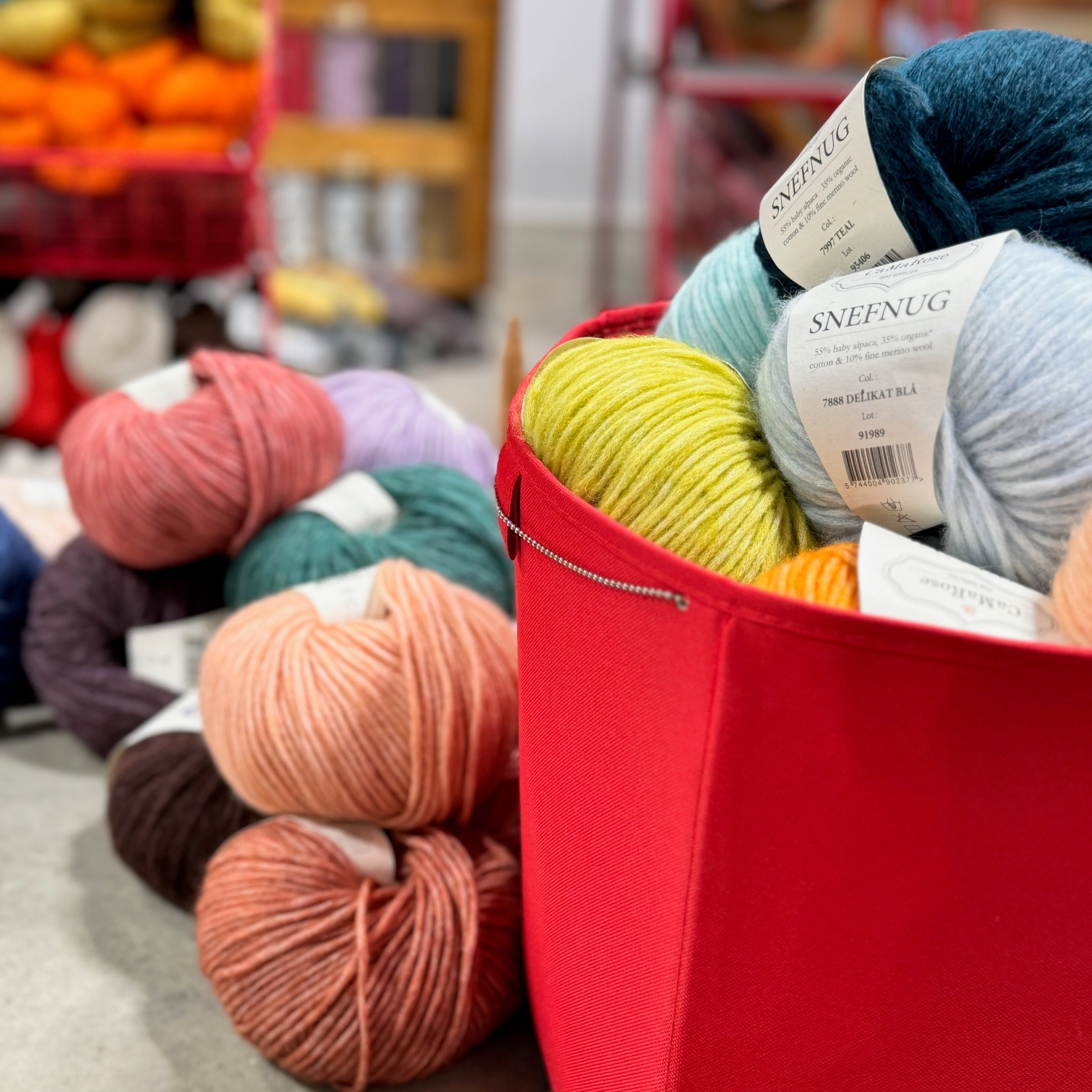 CaMaRose Snefnug | Soft Light Luxury Undyed Yarn | Tribe Yarns - tribeyarns