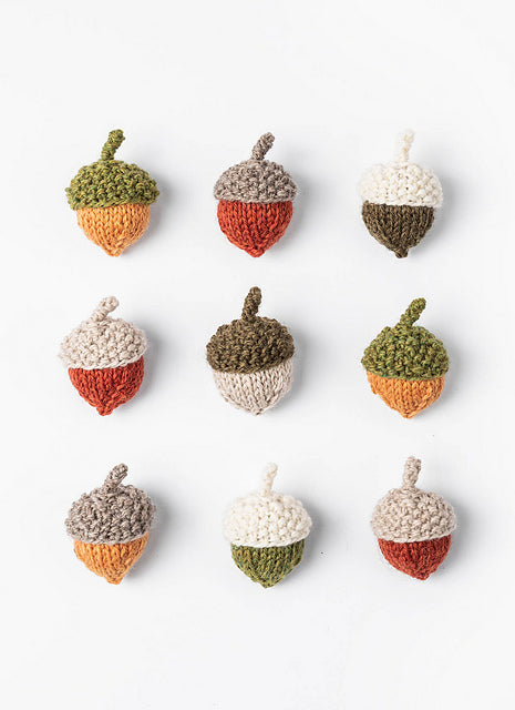 Fall Festival Acorns Kit with Woolstok Mini Skein Bundle | Tribe Yarns ...