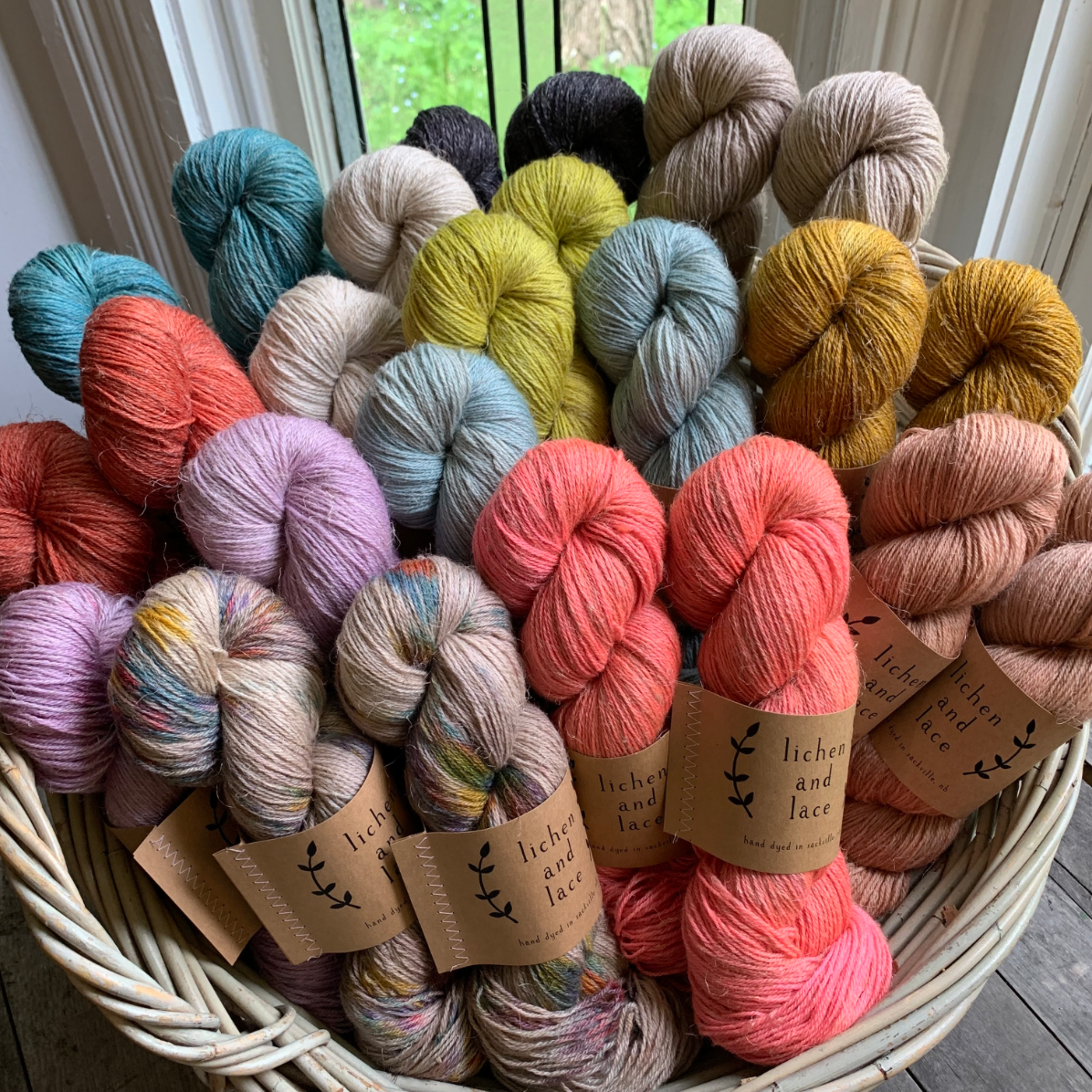Wool Linen - Hand Dyed Yarn | Lichen & Lace | Tribe Yarns - tribeyarns