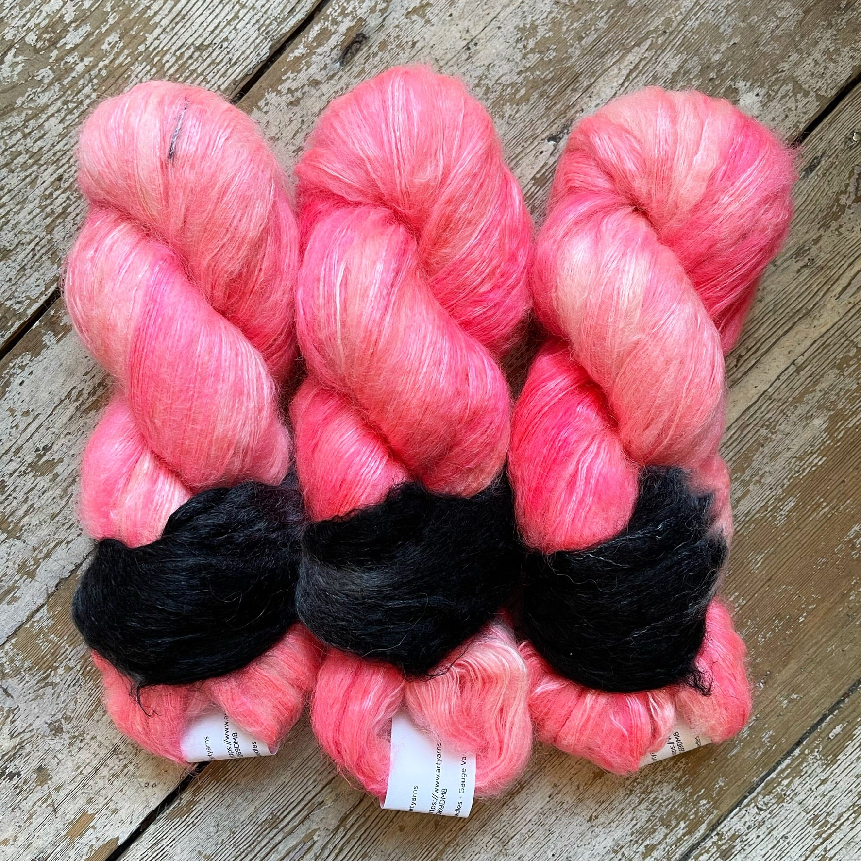 Double Mohair Ombré yarn | Hand-Painted Yarn | Tribe Yarns, London