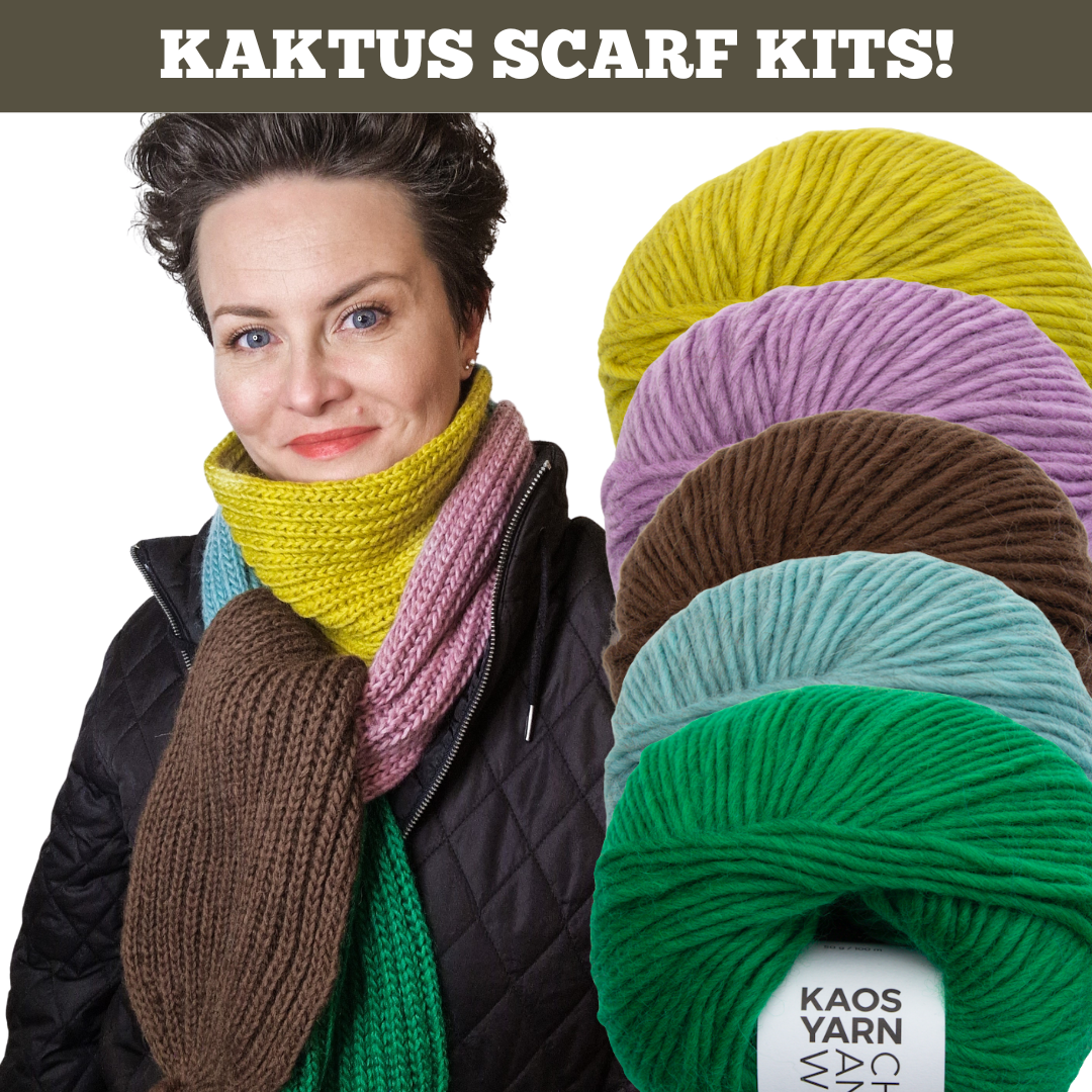 Kaktus Scarf Kits by Kaos | Tribe Yarns, London