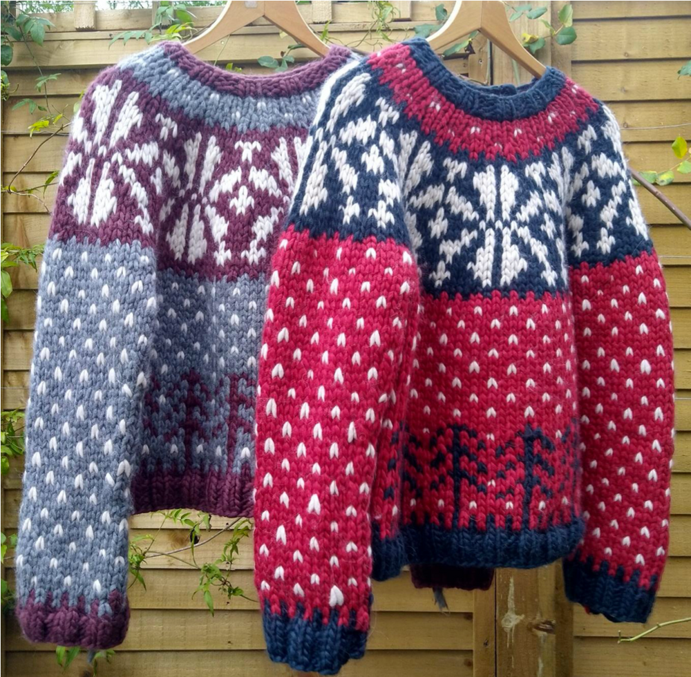Christmas Jumper Pattern by Mrs Moon | Tribe Yarns, London - tribeyarns
