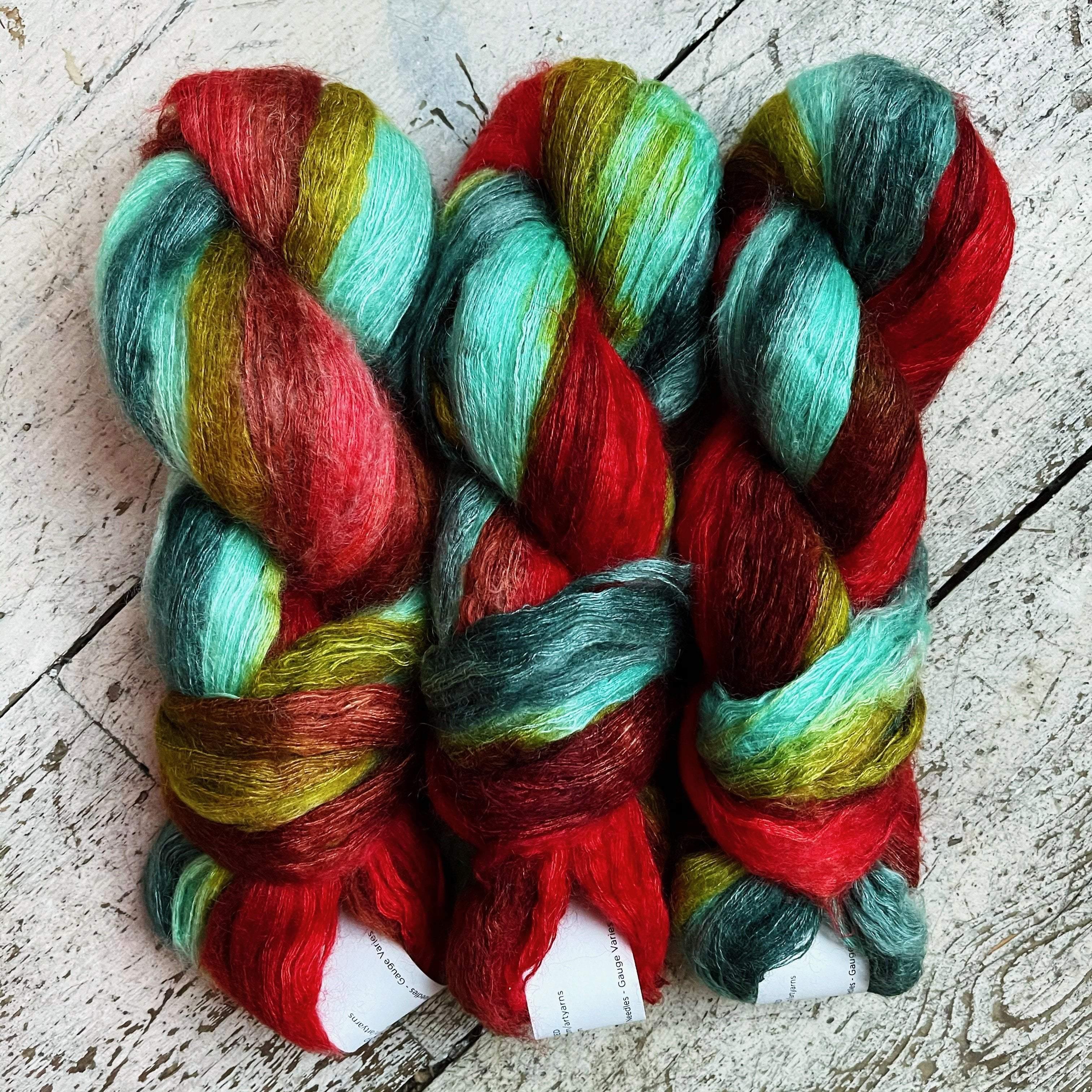 Double Mohair Ombré yarn | Hand-Painted Yarn | Tribe Yarns, London ...