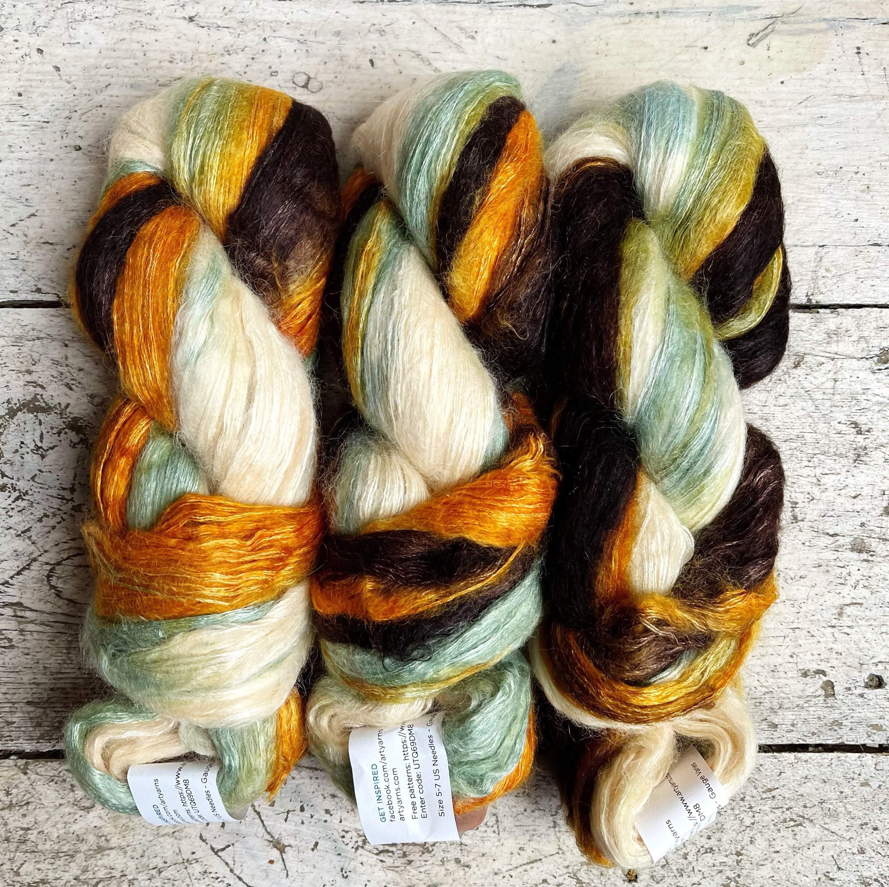 Double Mohair Ombré yarn | Hand-Painted Yarn | Tribe Yarns, London ...