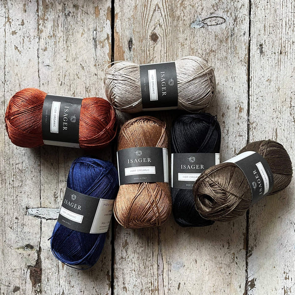 Isager Hør Pattern Collection | Tribe Yarns, London - tribeyarns