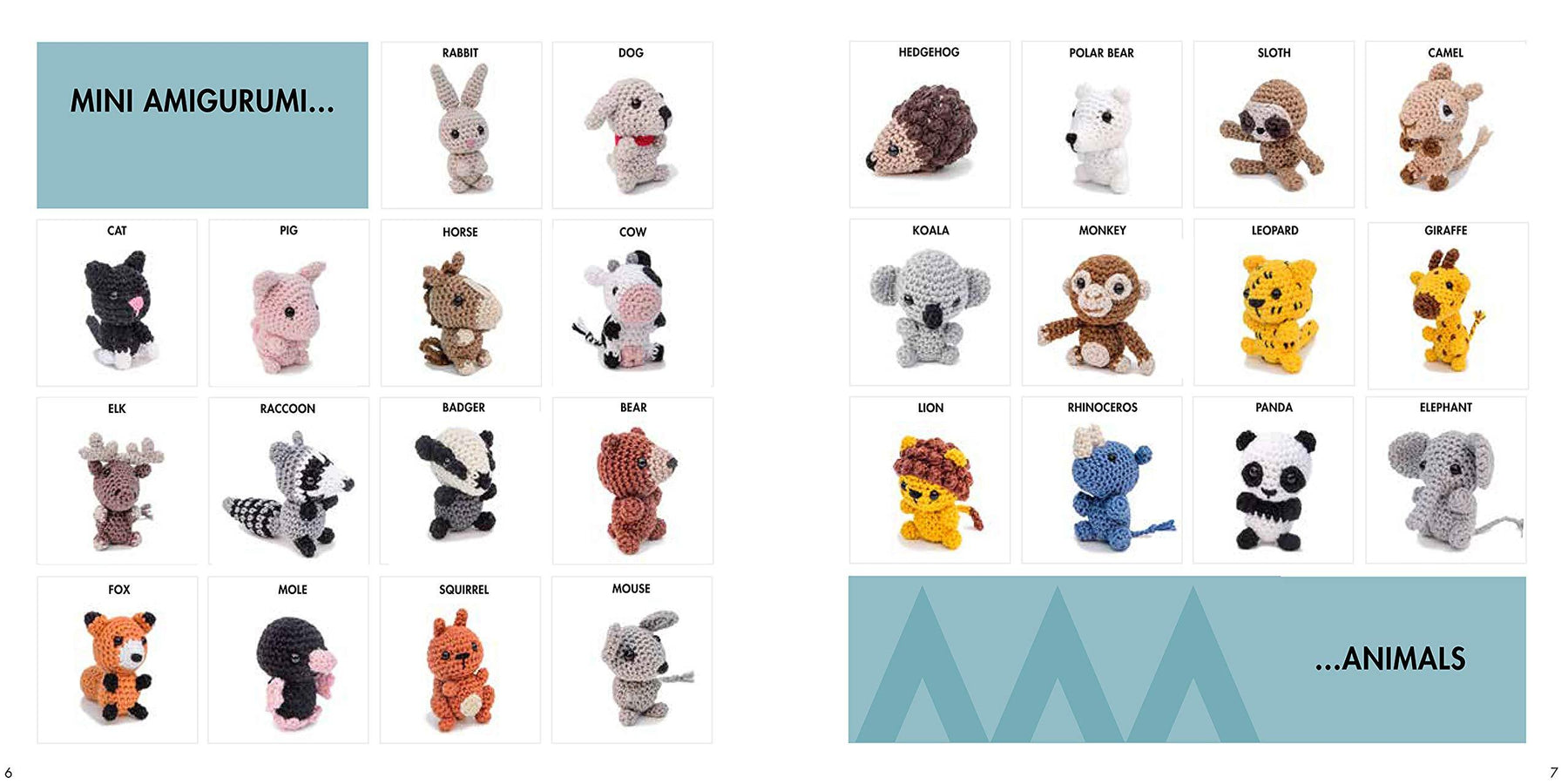Mini Amigurumi Animals: 26 tiny creatures to crochet | Tribe Yarns ...