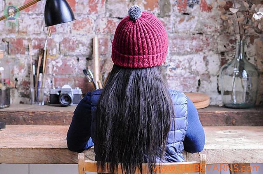 Mistake Stitch Rib Hat Pattern by The Fibre Co | Tribe Yarns, London ...