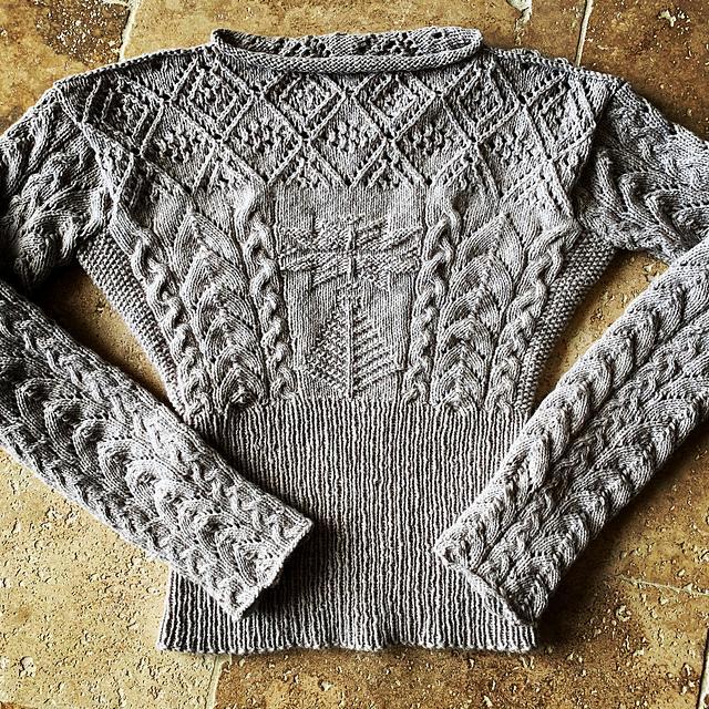 Moray Star Gansey Pattern by Di Gilpin | Tribe Yarns, London - tribeyarns