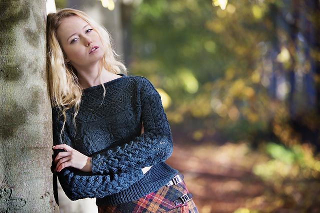 Moray Star Gansey Pattern by Di Gilpin | Tribe Yarns, London - tribeyarns