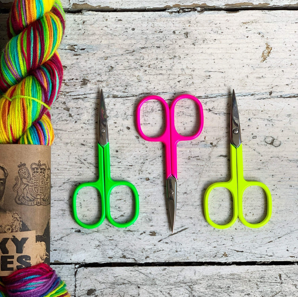 Neon Scissors | Shop Now | Tribe Yarns, London - tribeyarns