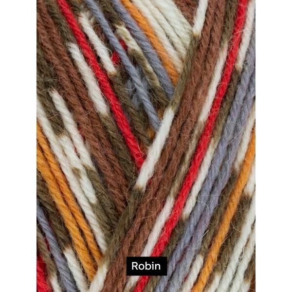 Robin 4Ply Christmas Sock Yarn | Tribe Yarns, London - tribeyarns