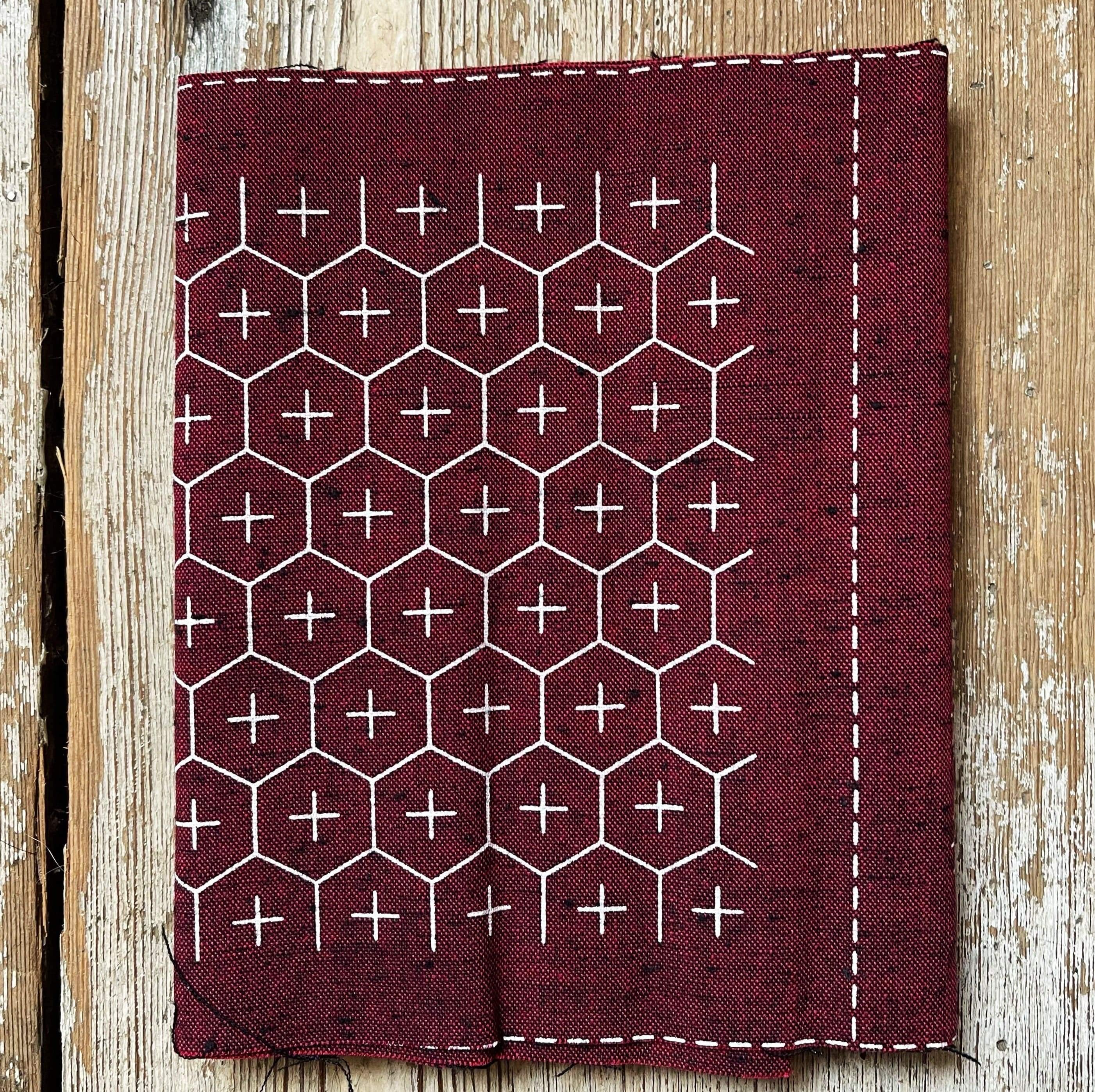 Sashiko Pre-Stencilled Seven Treasures Panel | Tribe Yarns, London ...