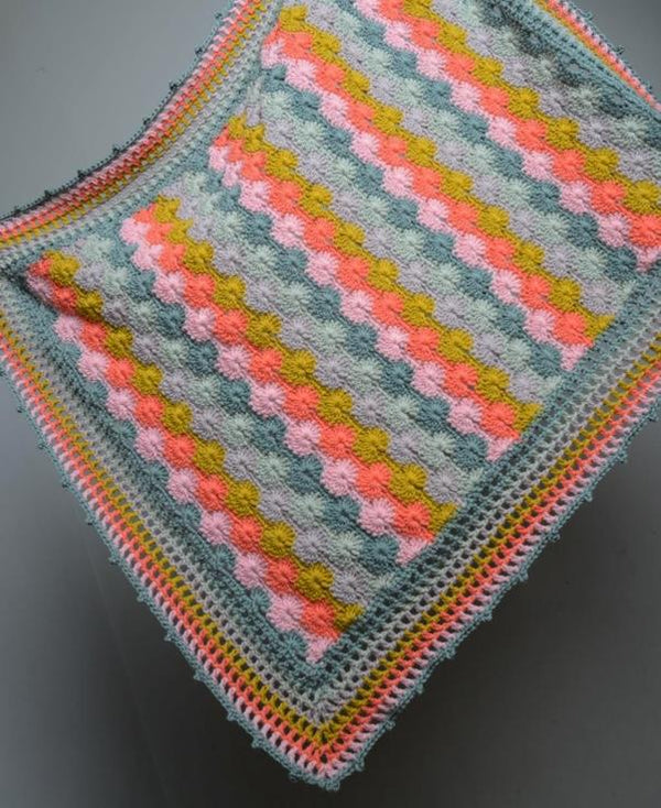 Sunset Baby Blanket CROCHET Pattern by Mrs Moon | Tribe Yarns, London ...