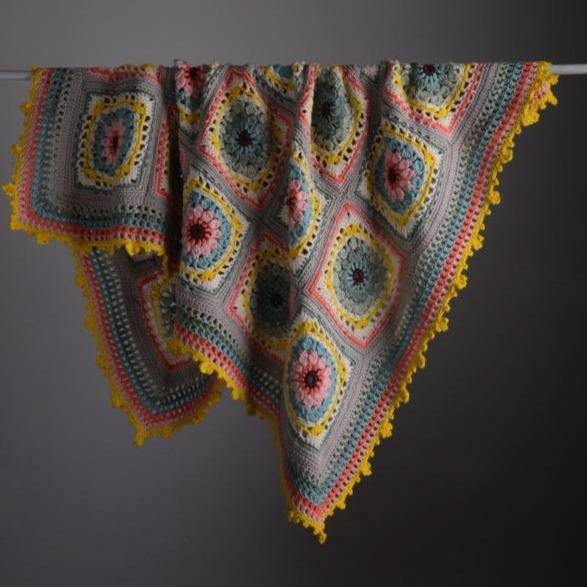 Tutti Frutti Blanket CROCHET Pattern by Mrs Moon | Tribe Yarns, London ...
