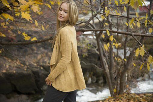 Waterfall Cardigan Pattern by Laura Chau | Tribe Yarns, London - tribeyarns